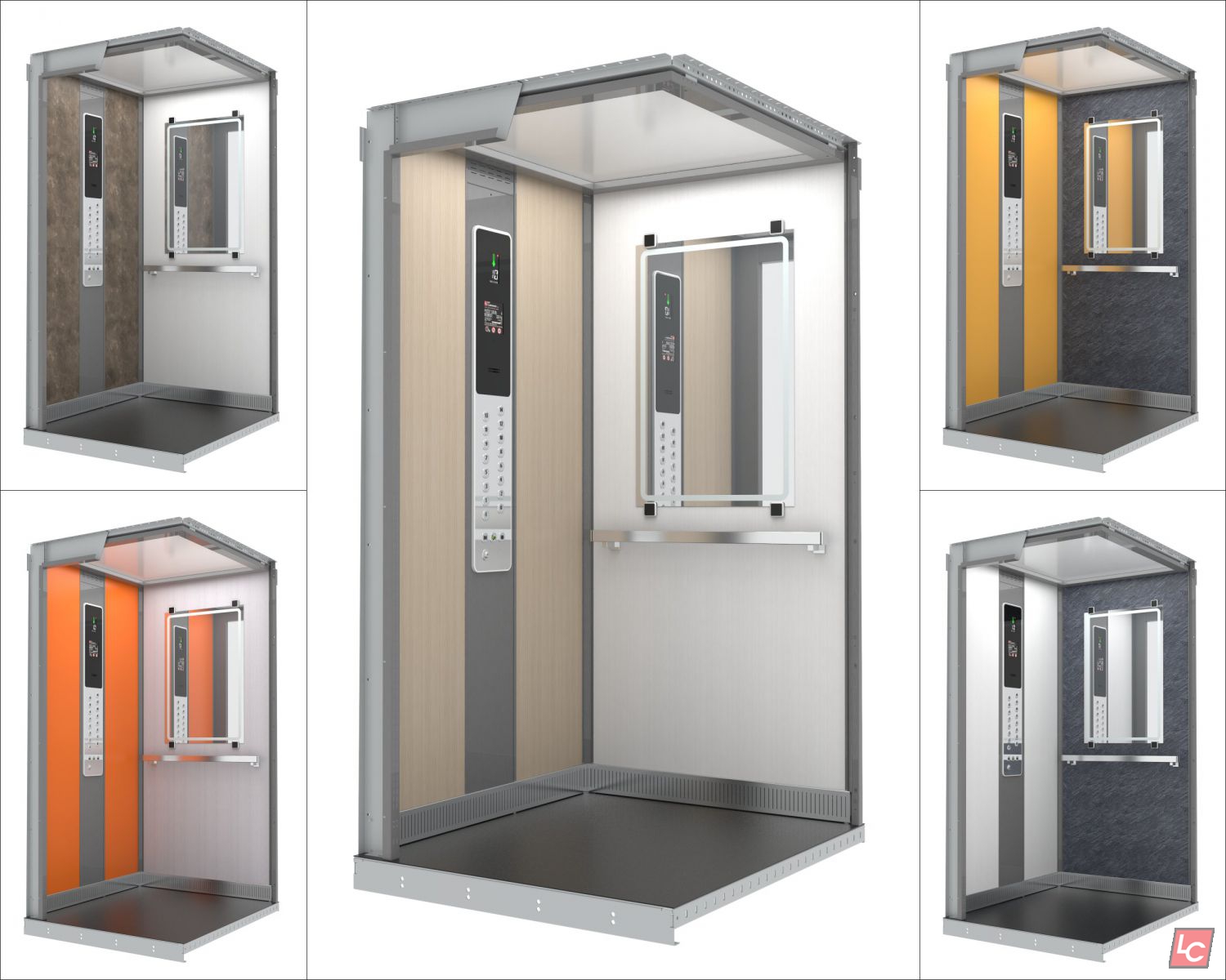 Lift Components s.r.o. | Photogallery - Lift cabins LC Elegant